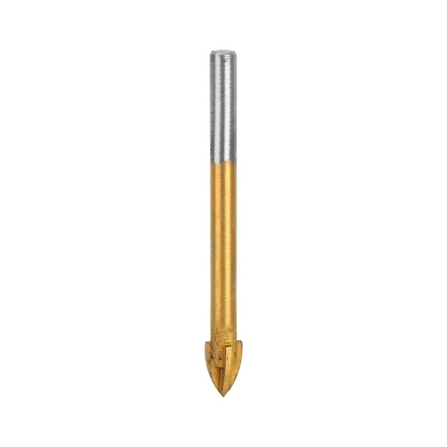 8mm Carbide Glass Drill Bit Set Titanium Coated W 4 Cutting Edges