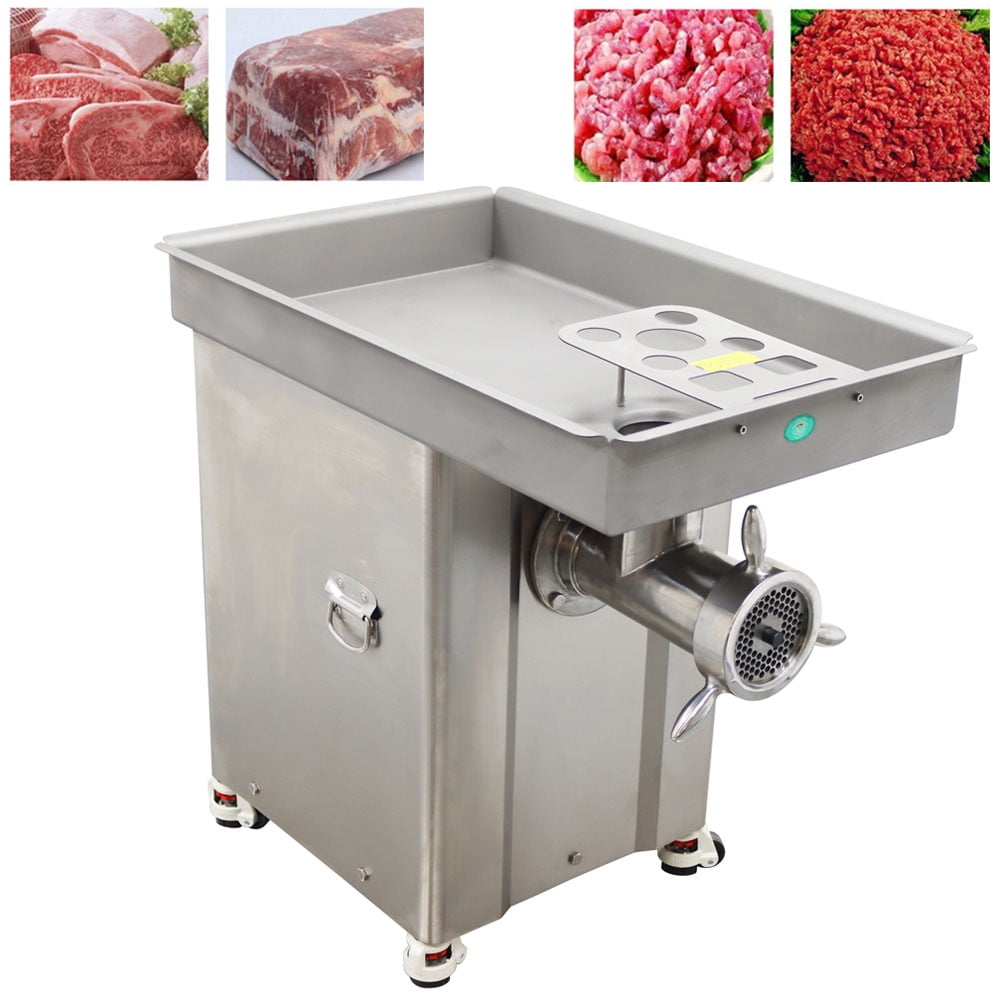 8mm Commercial Electric Movable Meat Grinder Frozen Meat Mincing ...