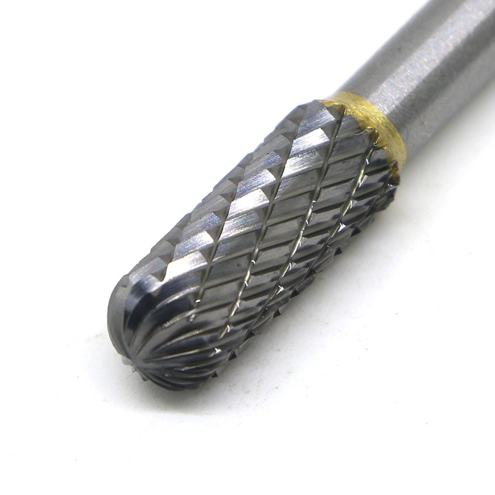 8mm Double Cut Tungsten Carbide Rotary File Burr 6mm Shank Metal ...
