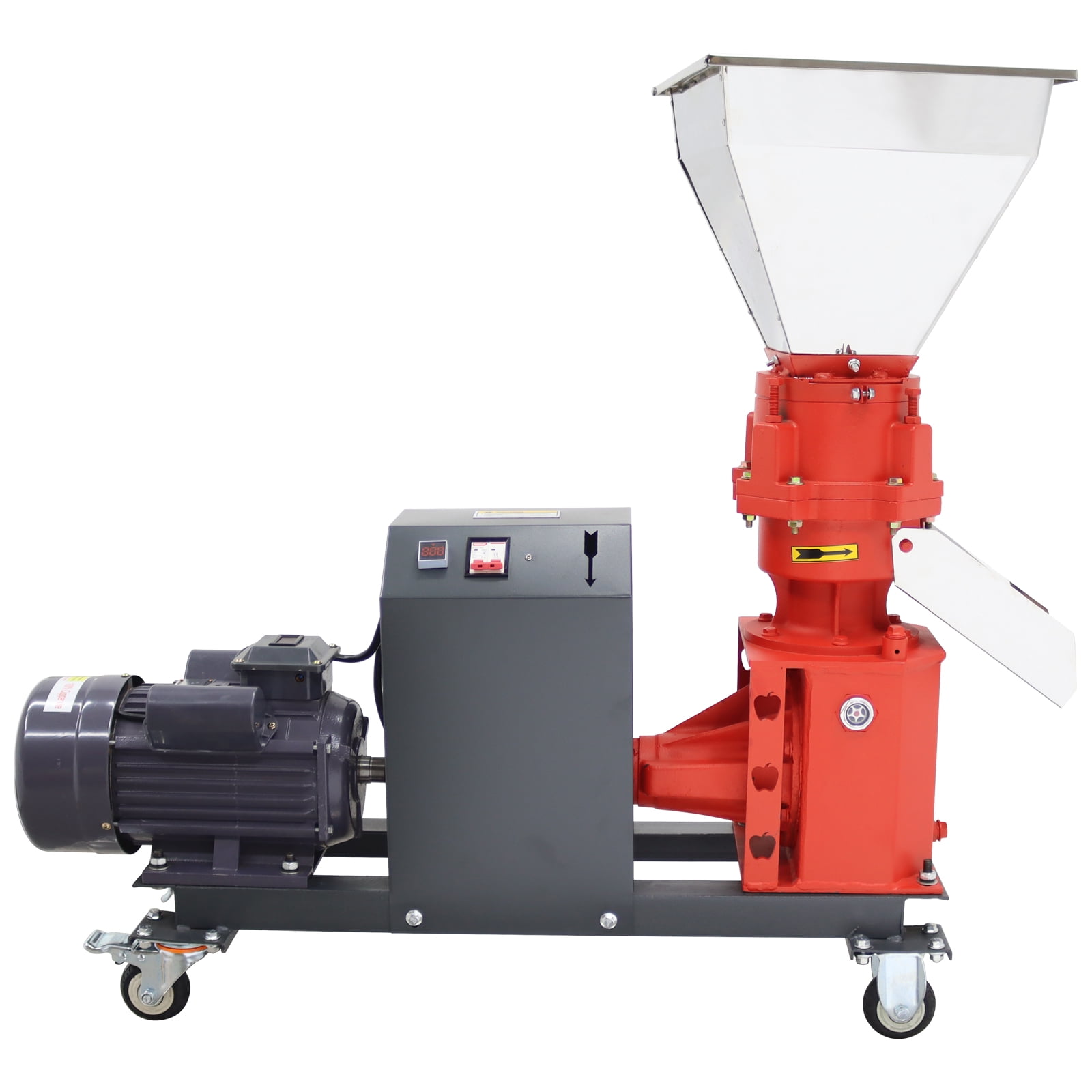 8mm Feed Pellet Mill Machine Animal Pellet Maker Grinder Feed ...