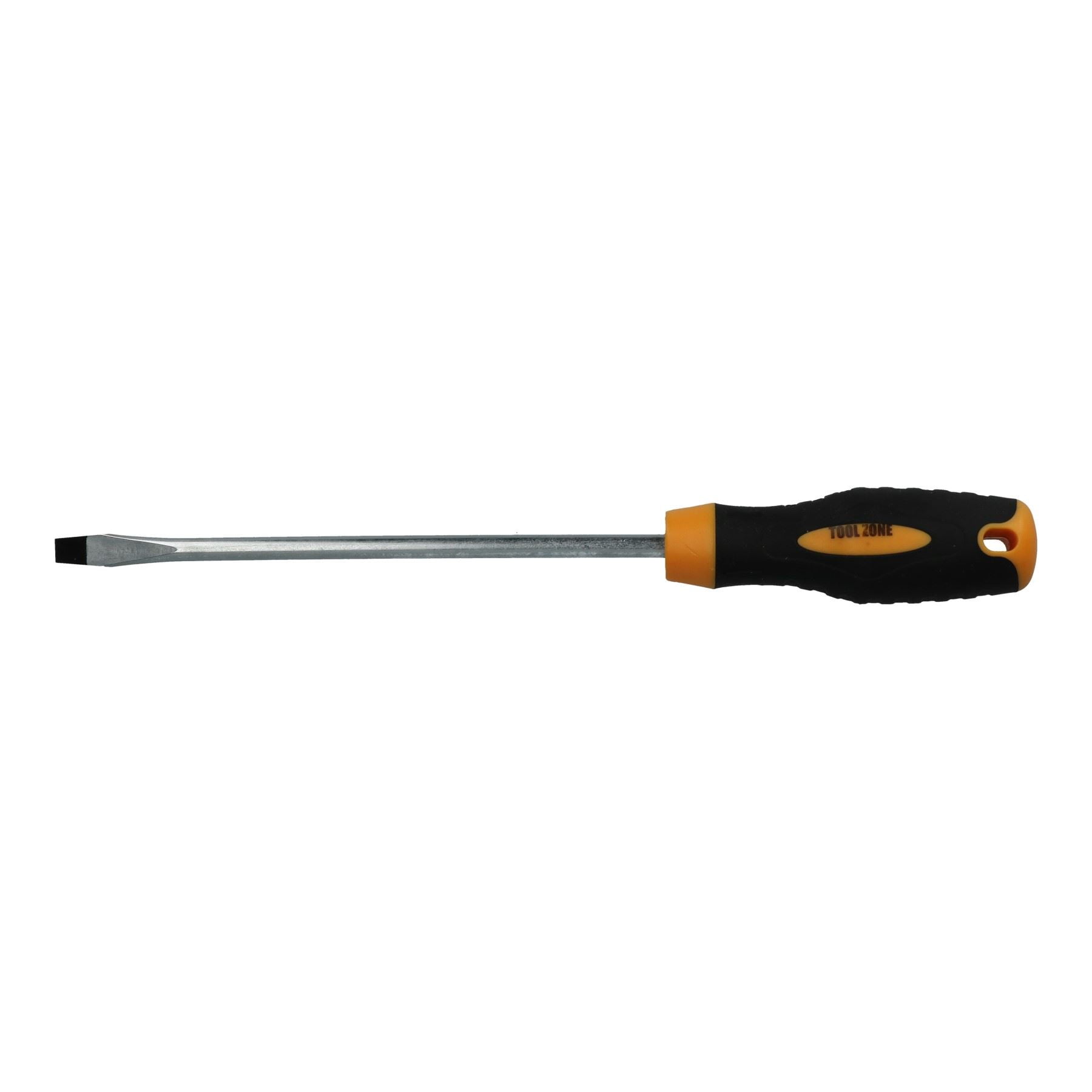 8mm Flat Head Slotted Blade Screwdriver Magnetic Tip 200mm Rubber ...
