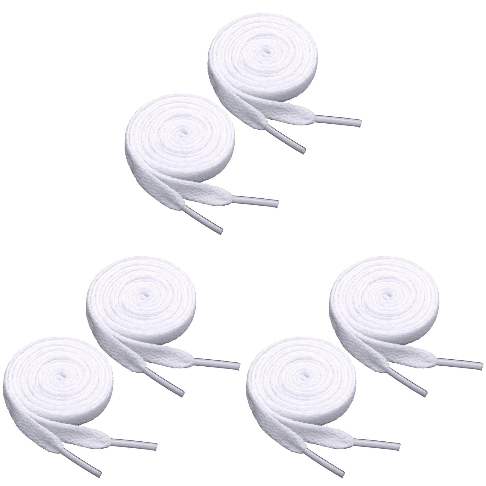 8mm Flat Laces White Boys And Girls Shoes Suitable For Sports And ...