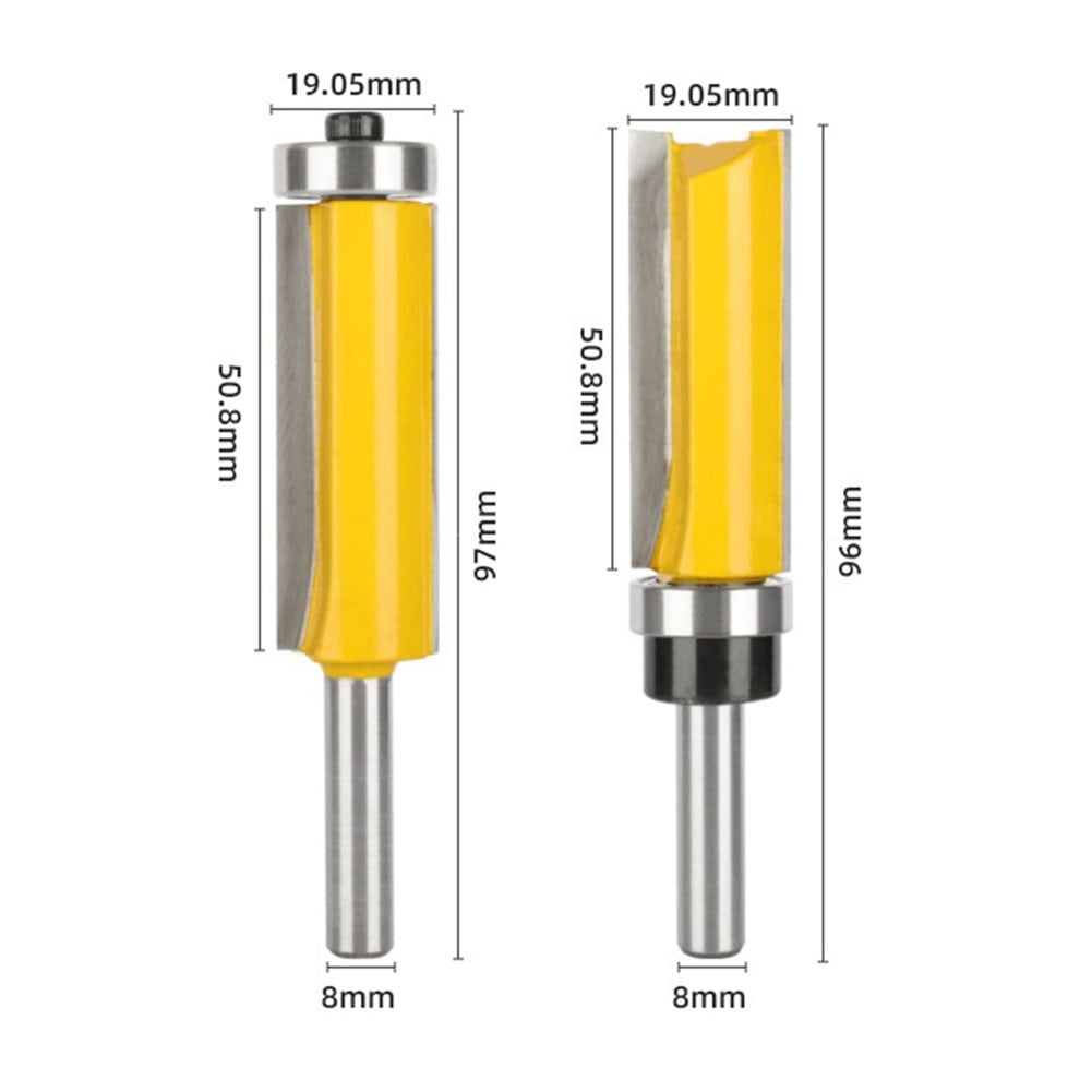 8mm Flush Trim Pattern Router Bit Milling Cutter For Wood Woodworking ...