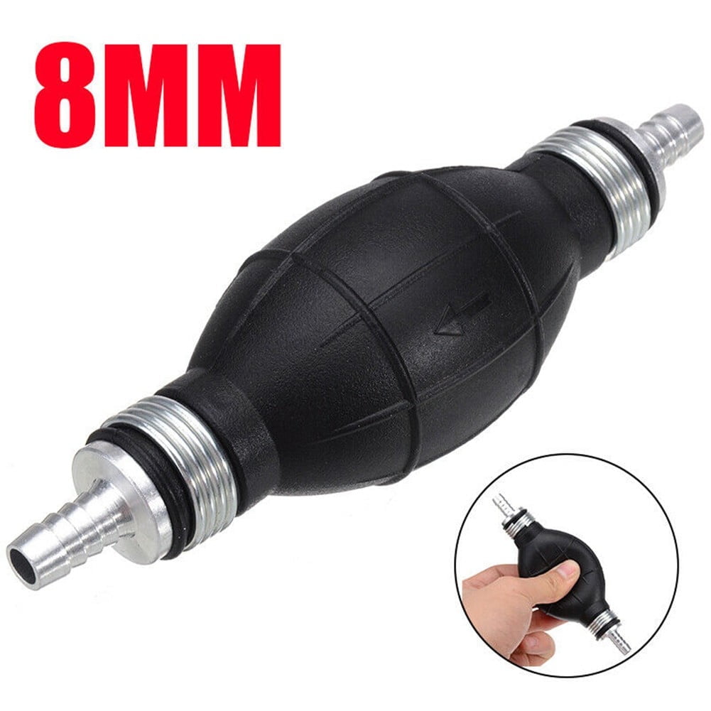 8mm Fuel Primer Bulb Hand Pump Diesel Petrol Priming Non Return Valve ...