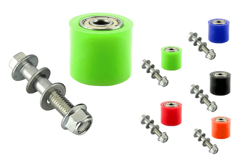 8mm Green Universal Chain Roller Tensioner Pulley Wheel Guide for ...