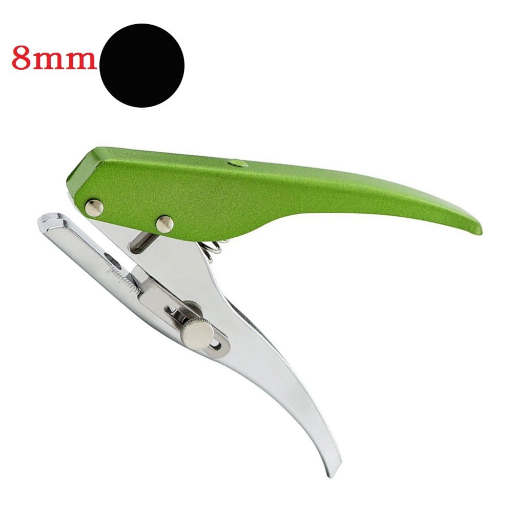 8mm Hand-held Circle Round Single Hole Punch Paper Punch for ID Cards ...