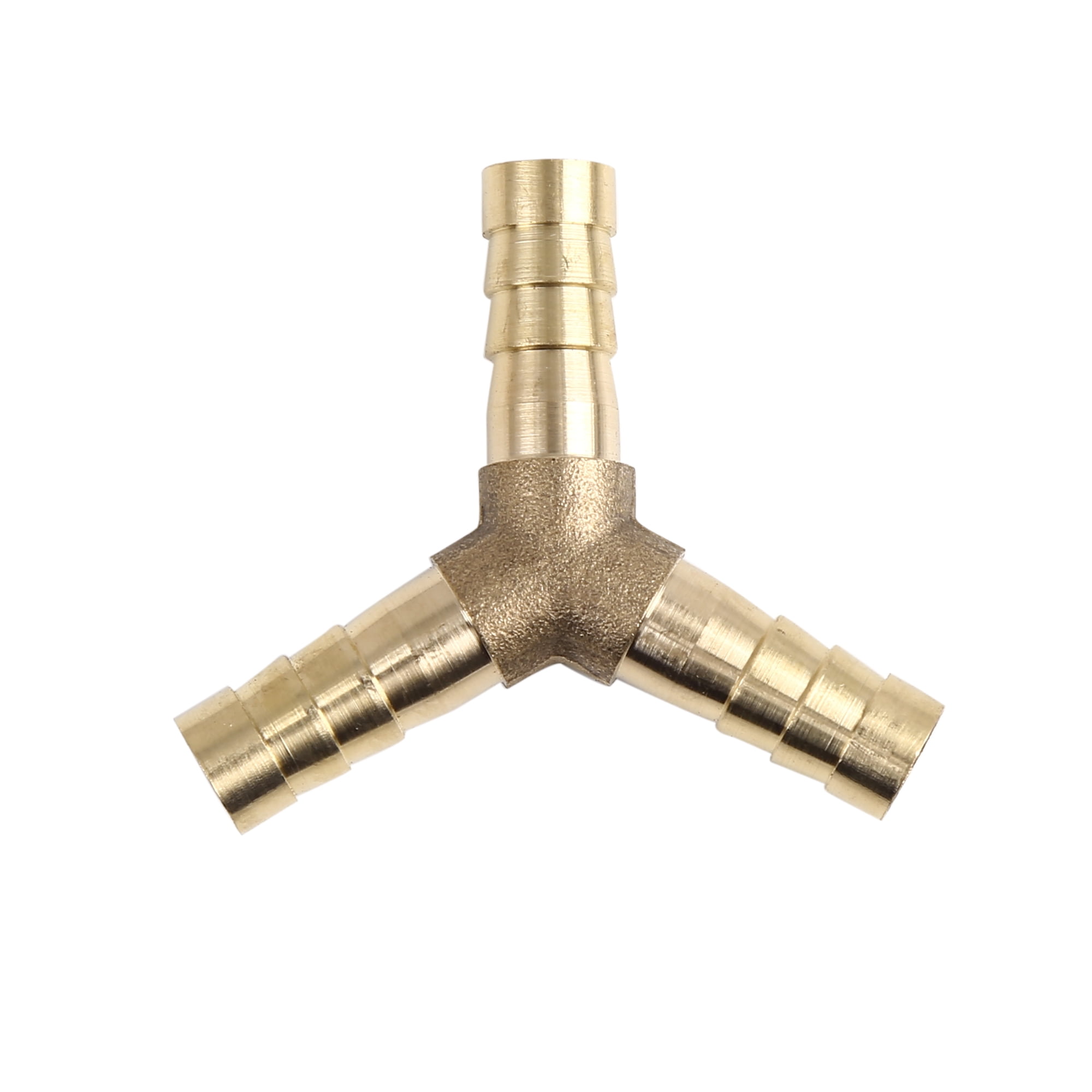 8mm Hose Barb Brass Pipe 3 Way Y Fitting Thread Connector Adapter for ...