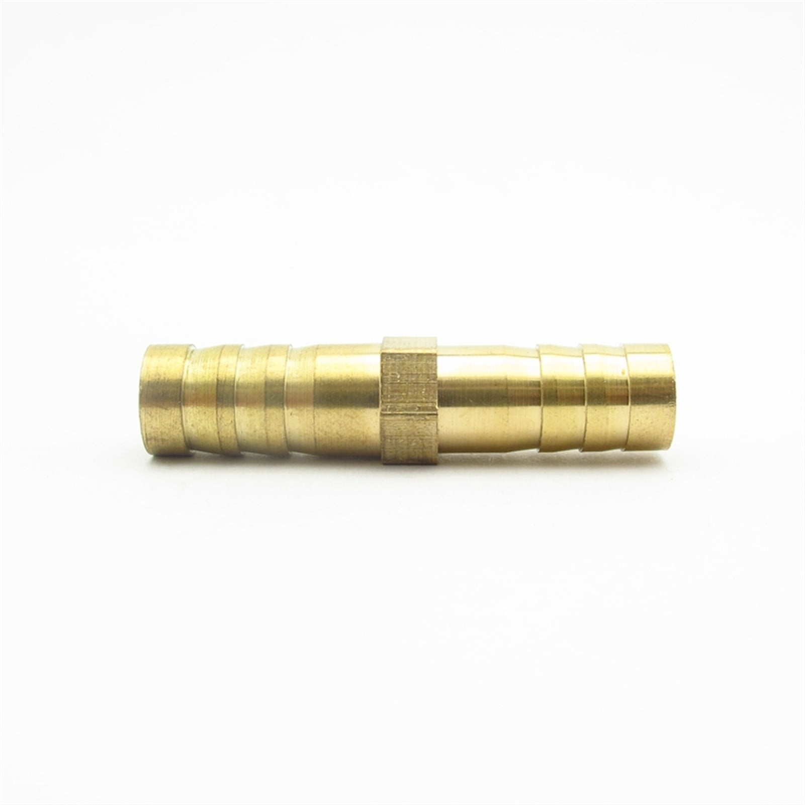 8mm Hose Barb Equal Straight 2 Way Brass Barbed Pipe Fitting Coupler ...