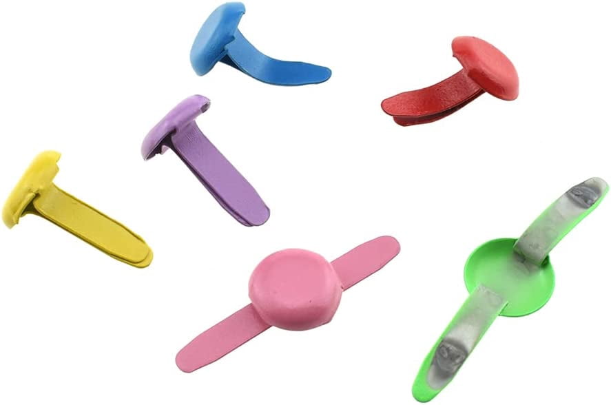 8mm Length Paper Fasteners Brads Hold Securely Spread Easily Smooth ...