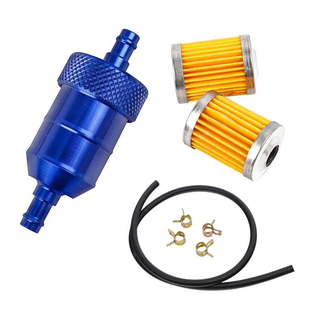 8mm Motorbike CNC Aluminum Filter Element Reusabl Cleanable Fuel Filter ...