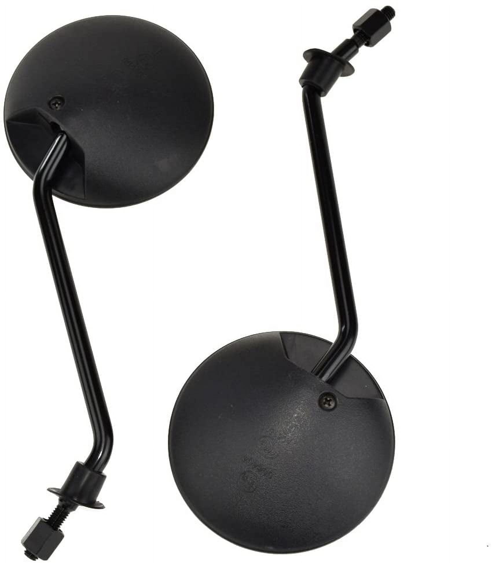 8mm Motorcycle GY6 Scooter Rearview Mirrors compatible 50cc Moped Tomos ...