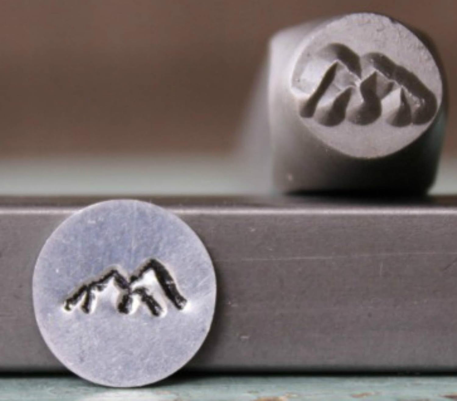 8mm Mountain Range Metal Punch Design Jewelry Stamp - Walmart.com