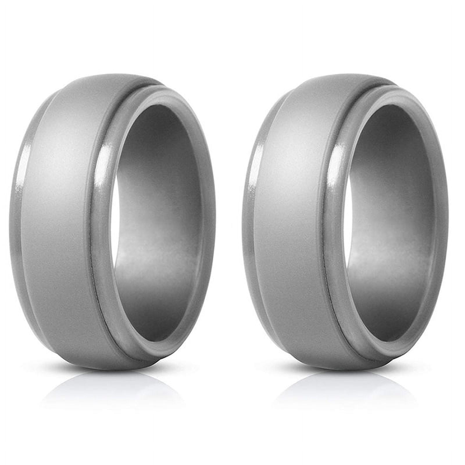 8mm Popular Men Silicone Cool Rings Women Silicone Wedding Ring Environmental Outdoor Sports