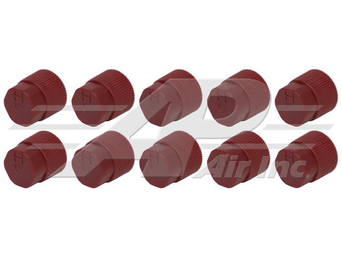 8mm Red High Side R134a Service Cap, Standard Flow Charge Fittings - 10 ...