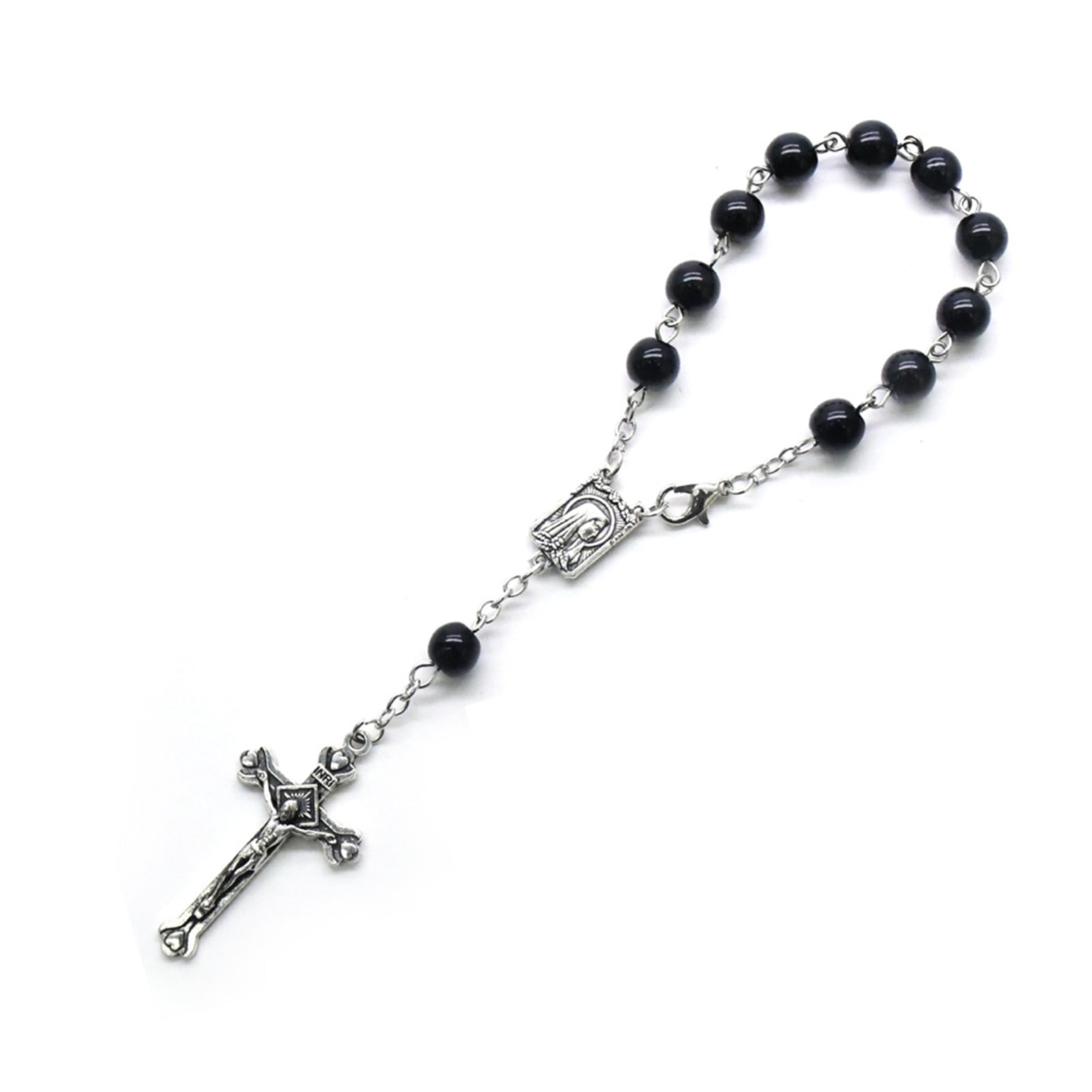 8mm Small Baptism Rosary Pearl Rosary Beads Finger Baptism Rosaries for ...