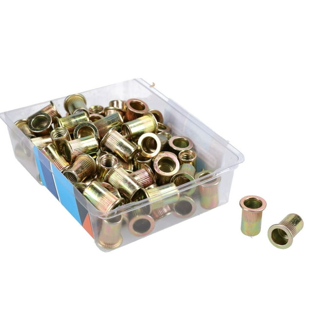 8mm Steel Nut Serts Inserts Rivet Nut Threaded Inserts Blindnut Rivnut ...