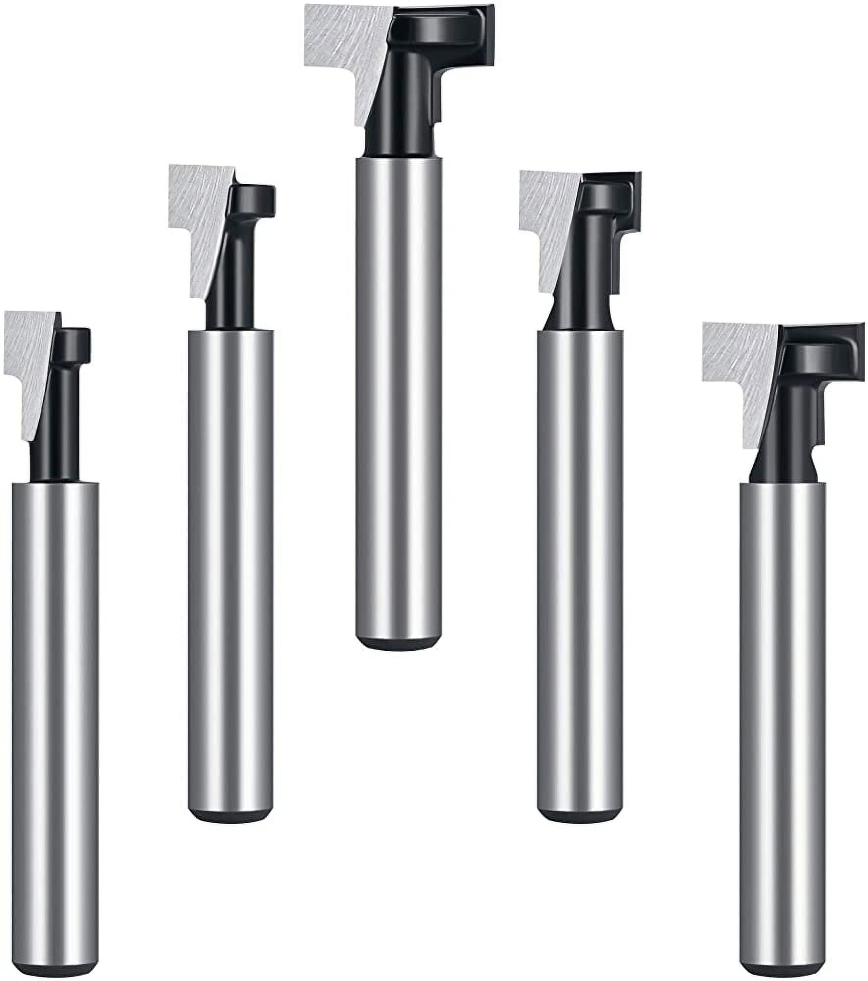 8mm T-Slot Router Bit, T-Slot Router Bits, 3Pcs (8/9.5/12.7mm) Milling ...