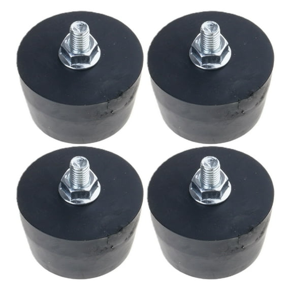 8mm Thread Pack Of 4 Heavy Duty Rubber Vibrations Damping Feet For Air ...