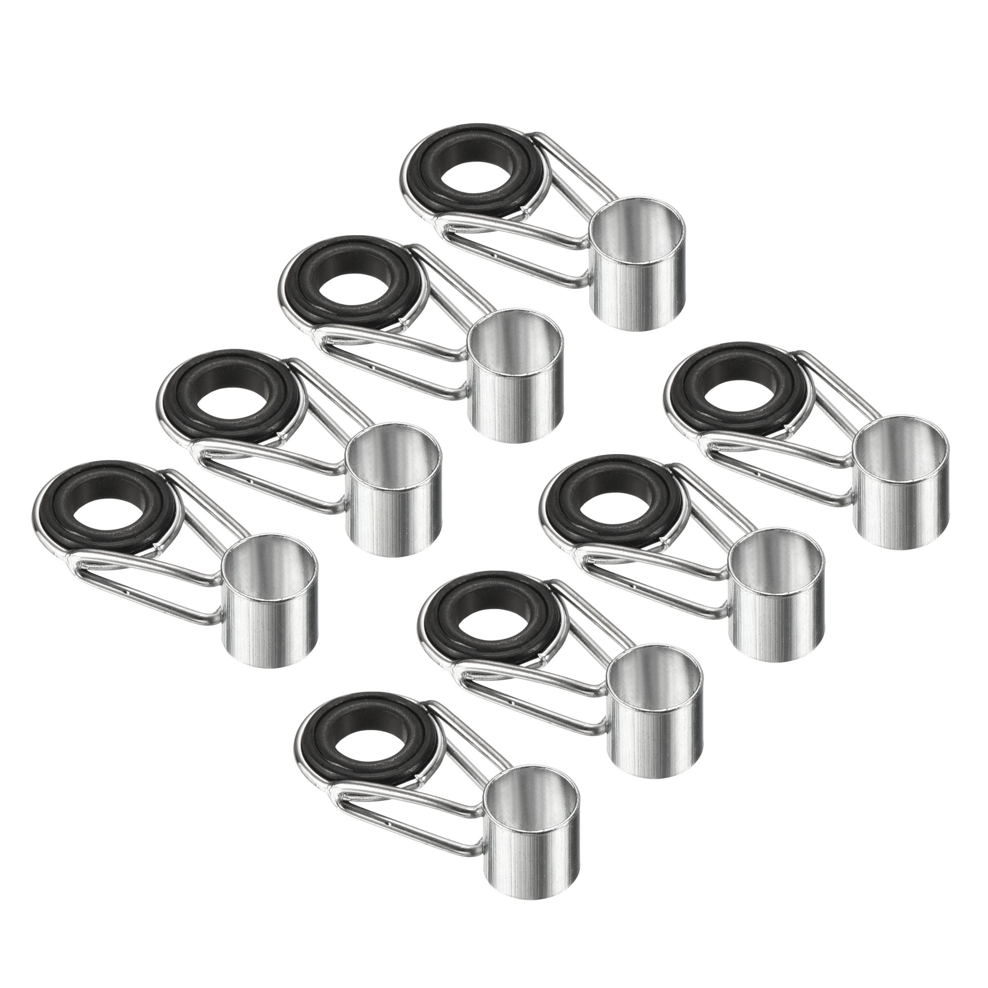 8mm Tube Dia Iron Fishing Rod Guide Repair Kit Line Ring Replacement, 8 ...