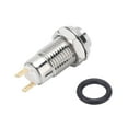 8mm Waterproof Momentary Push Button Switch Stainless Steel Push Button ...