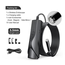 Wireless Snake Camera 1200P 3.9mm WiFi Inspection Camera HD Endoscope ...