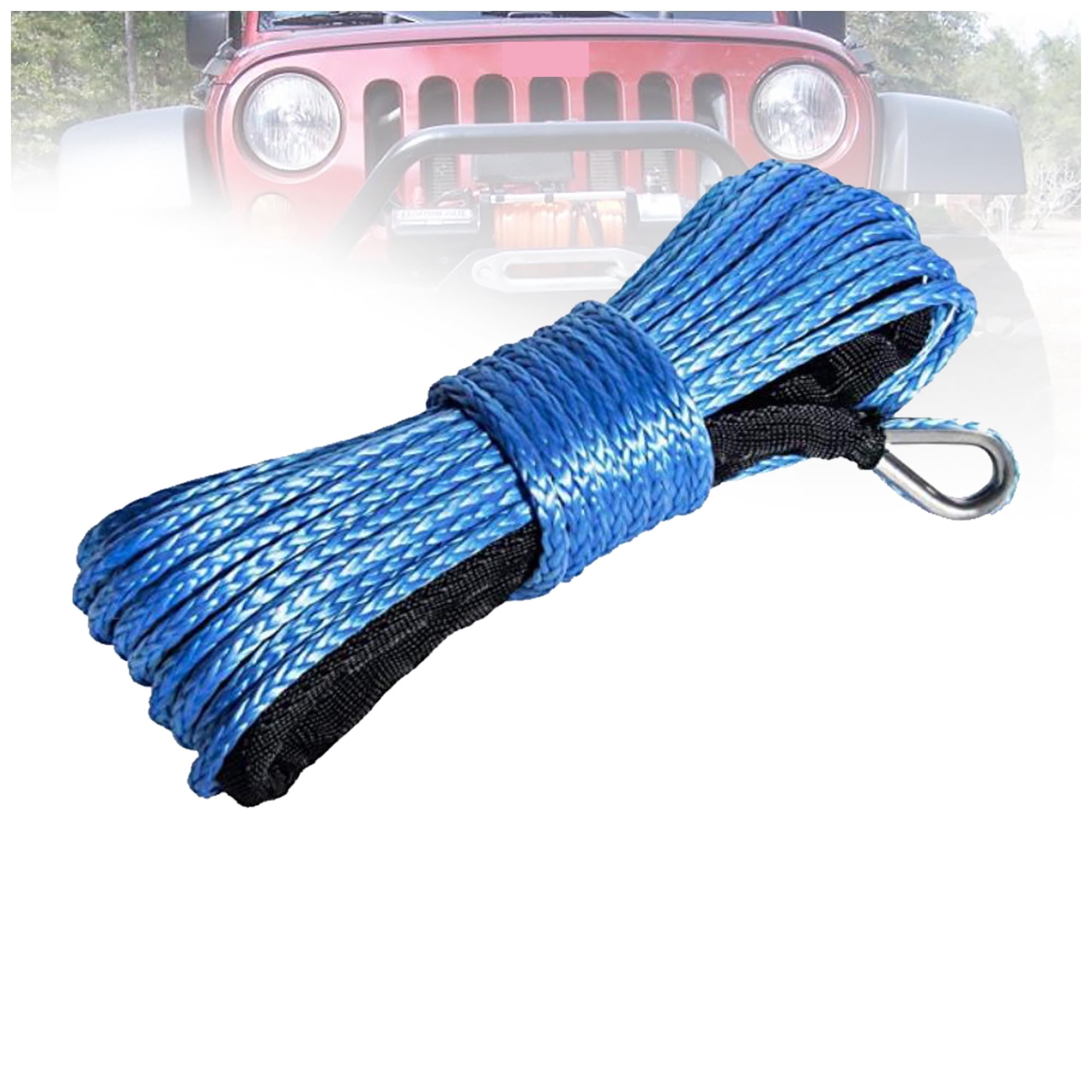 8mm X 45m Synthetic Winch Line / Rope UHMWPE Cable Winch Line,Safety ...