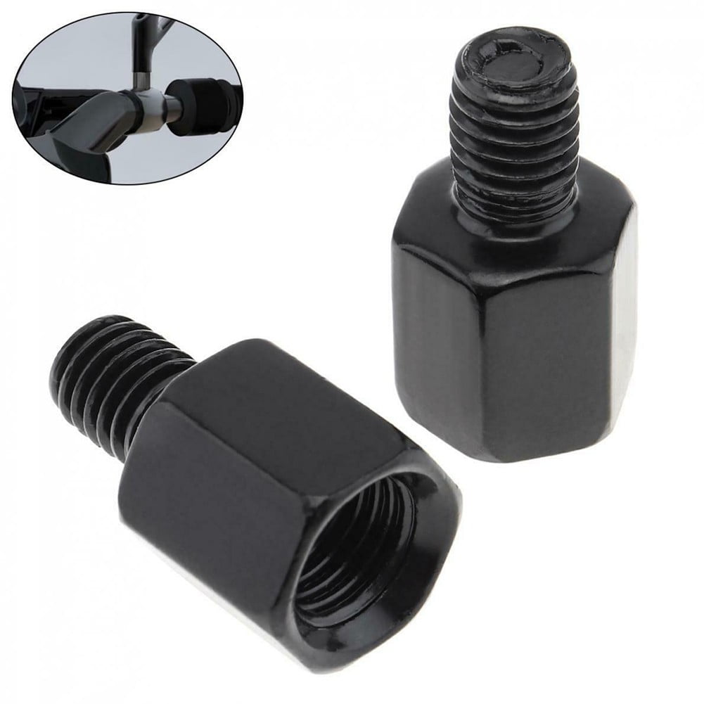 8mm to 10mm Clockwise Motorcycle Rearview Mirror Screw Thread Adapter ...
