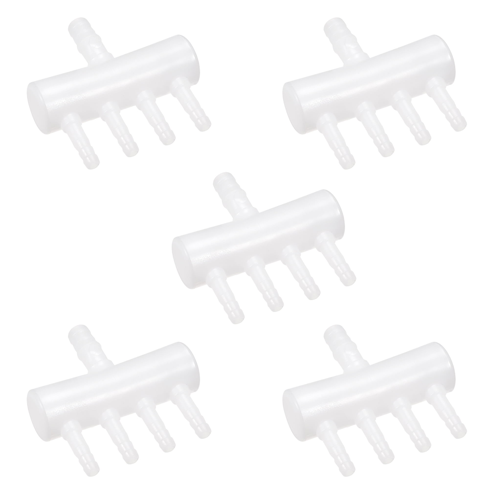8mm to 4mm 4 Way Aquarium Air Line Splitter Connector Fish Tank Plastic ...