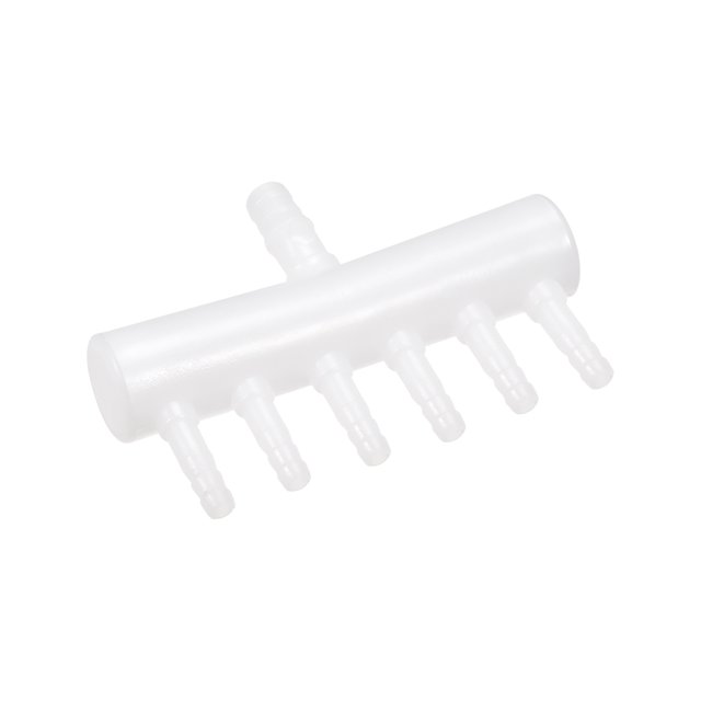 8mm to 4mm 6 Way Aquarium Air Line Tubing Splitter Connector Fish Tank ...