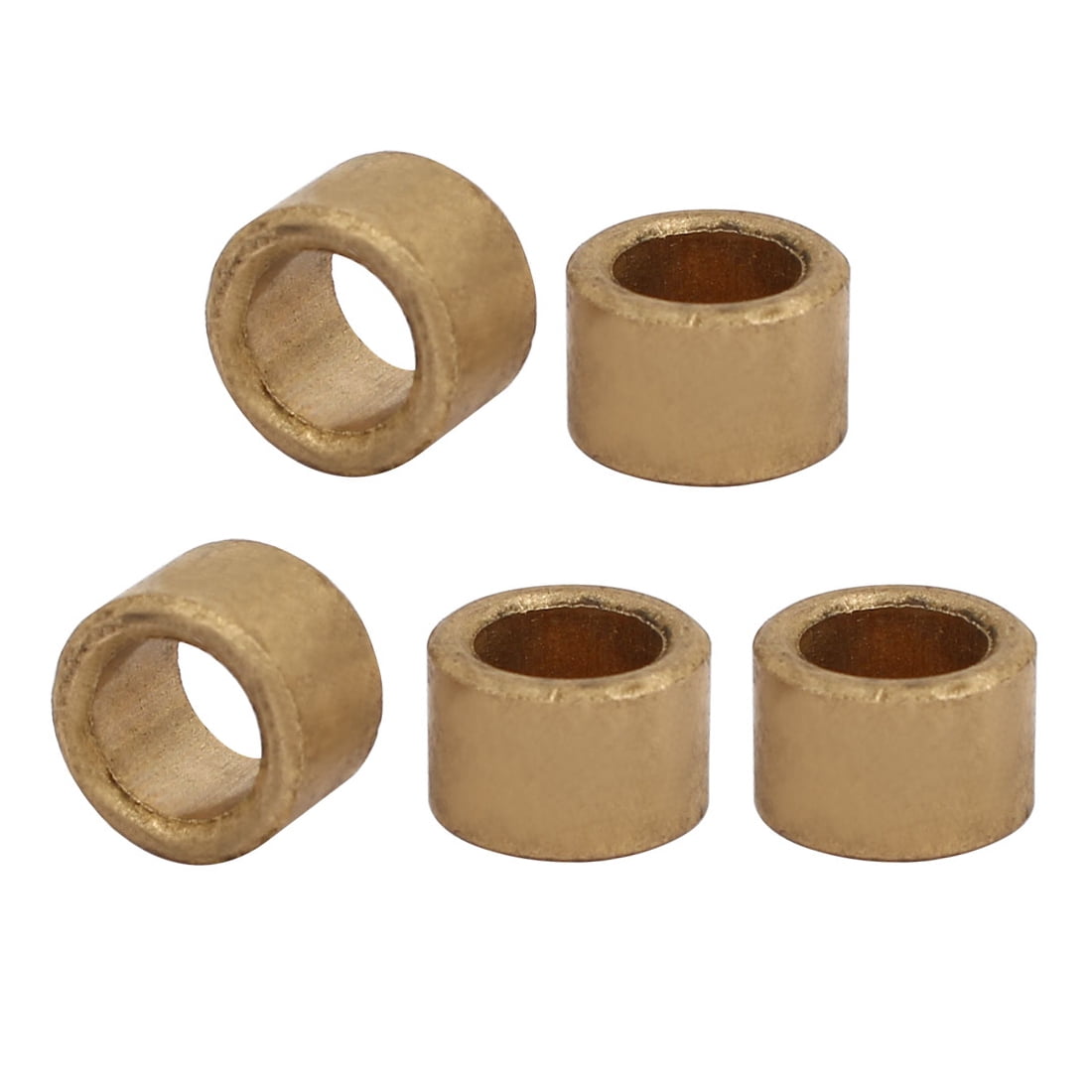 8mm x 12mm x 8mm Self-lubricating Bushing Sleeve Brass Bearings 5Pcs ...