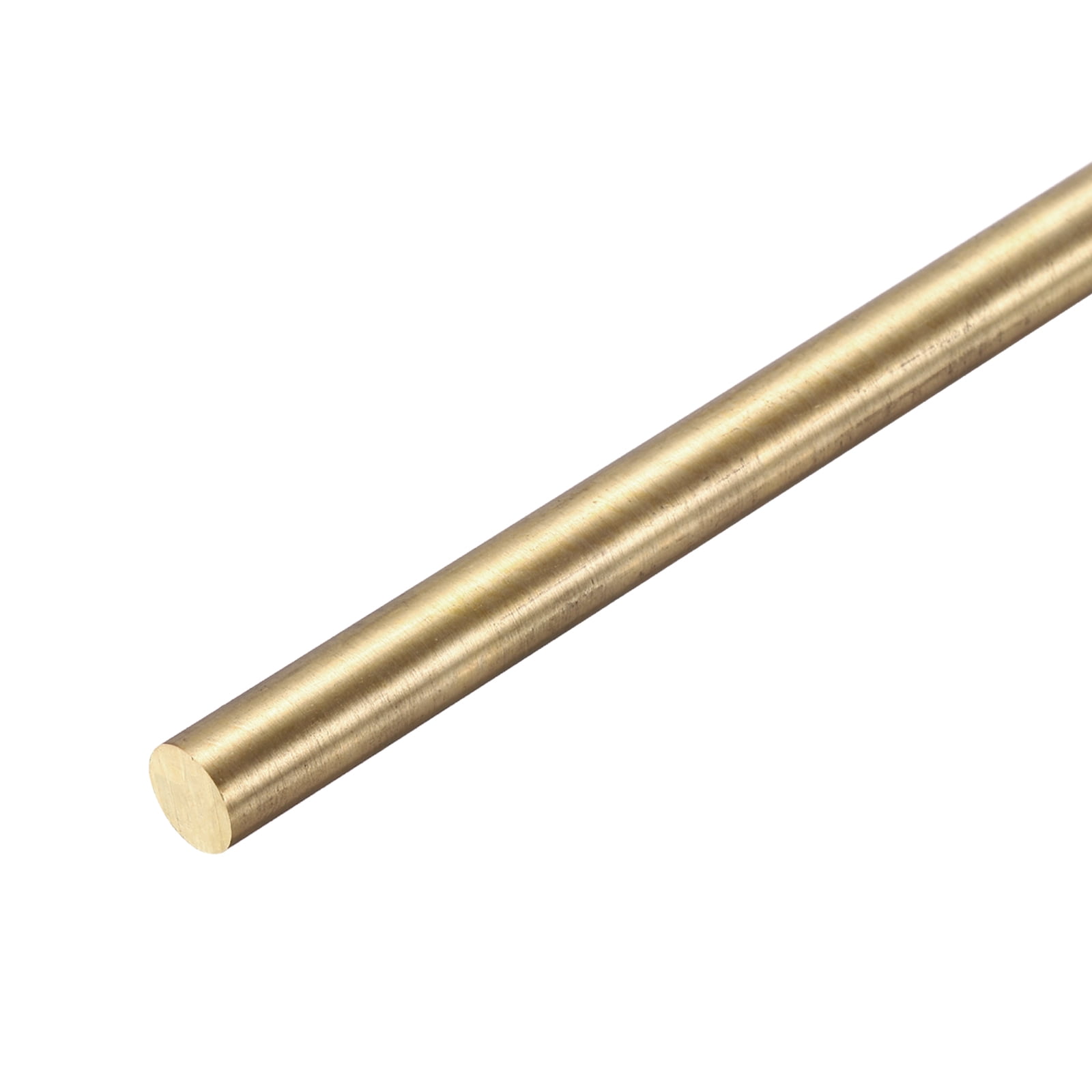 8mm x 500mm Brass Round Rod, Metal Solid Shaft Rods Lathe Bar - Walmart.com
