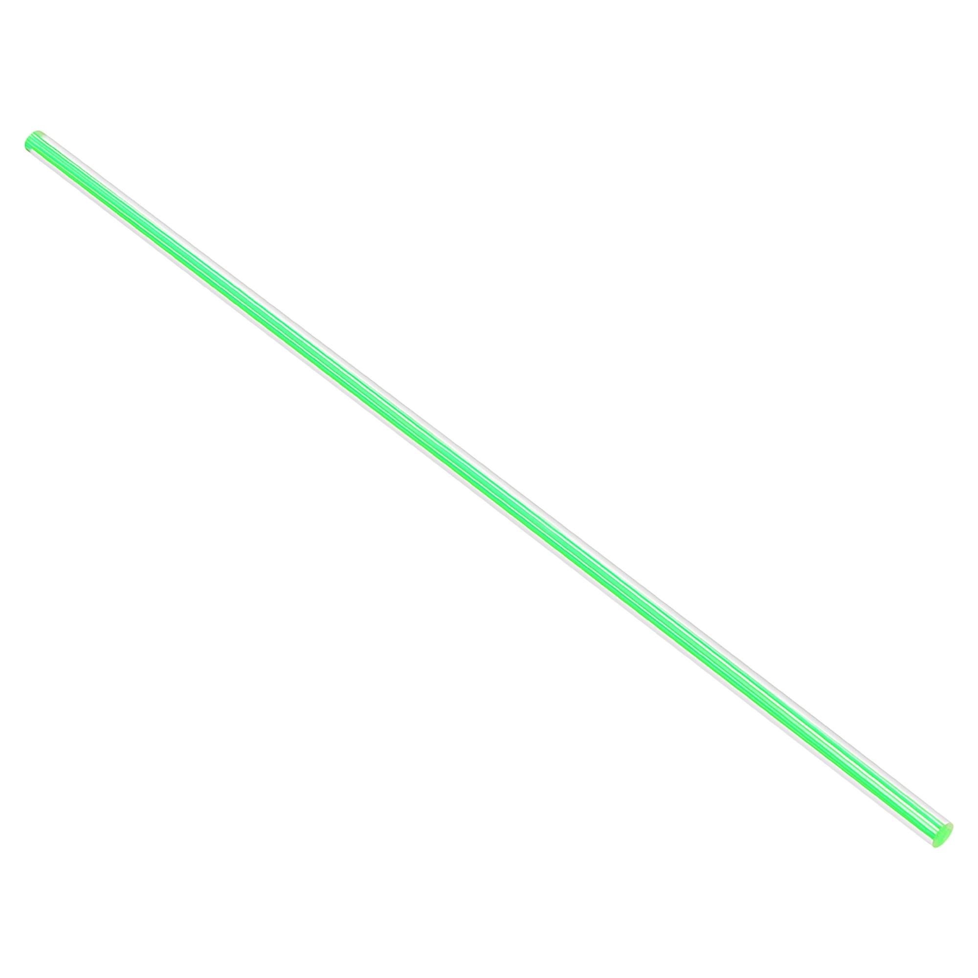 8mmx500mm Straight Light Green Line Solid Acrylic Round Rod - Walmart.com