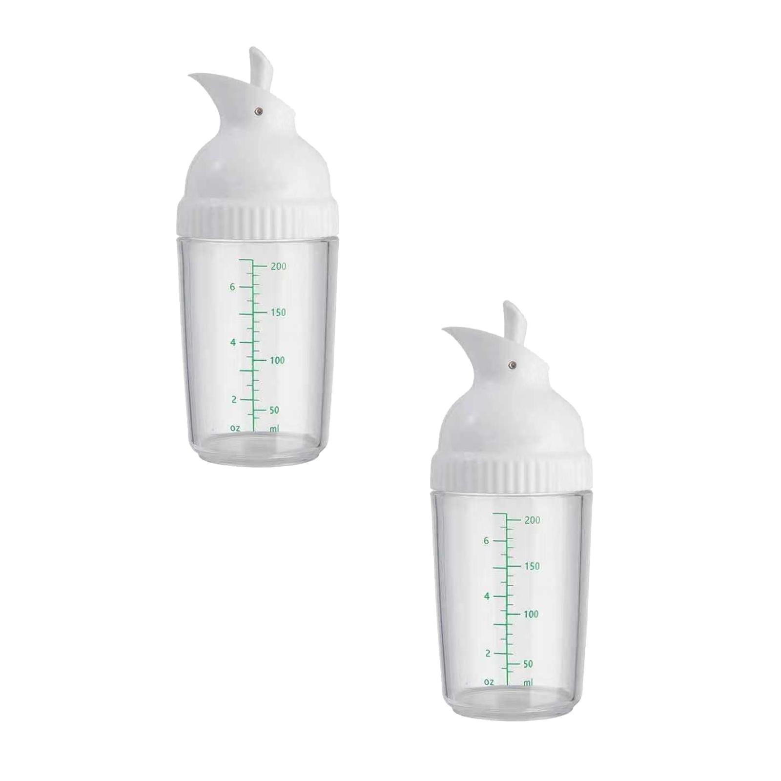 8oz/200ml Transparent Shaker Bottles for Drink Mixer Hand Shaker Cup ...