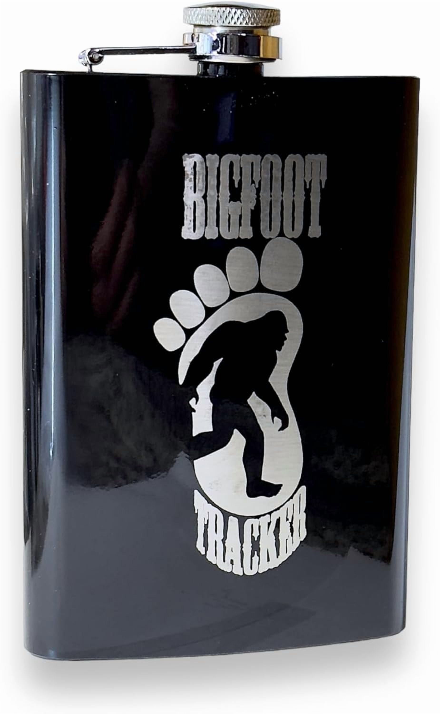 8oz BLACK Bigfoot Tracker Flask - Walmart.com