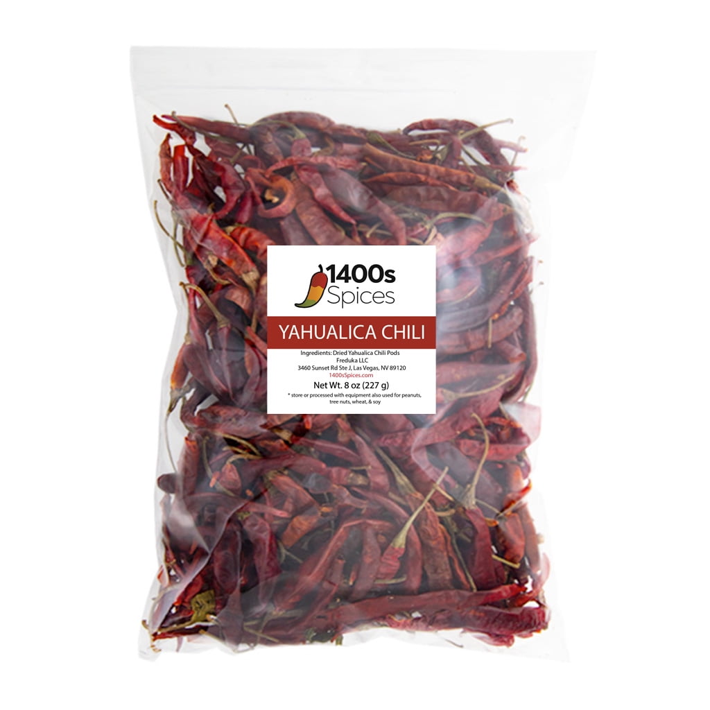 1400s Spices Chile Yahualica Seco Mexicano Whole Dried Arbol Yahualica ...