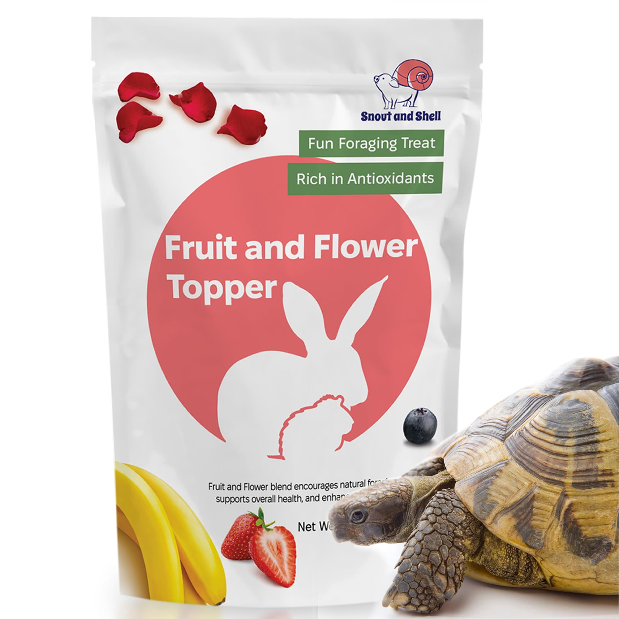 8oz Fruit and Flower SBF3 Topper - Natural Foraging Treat for Small ...