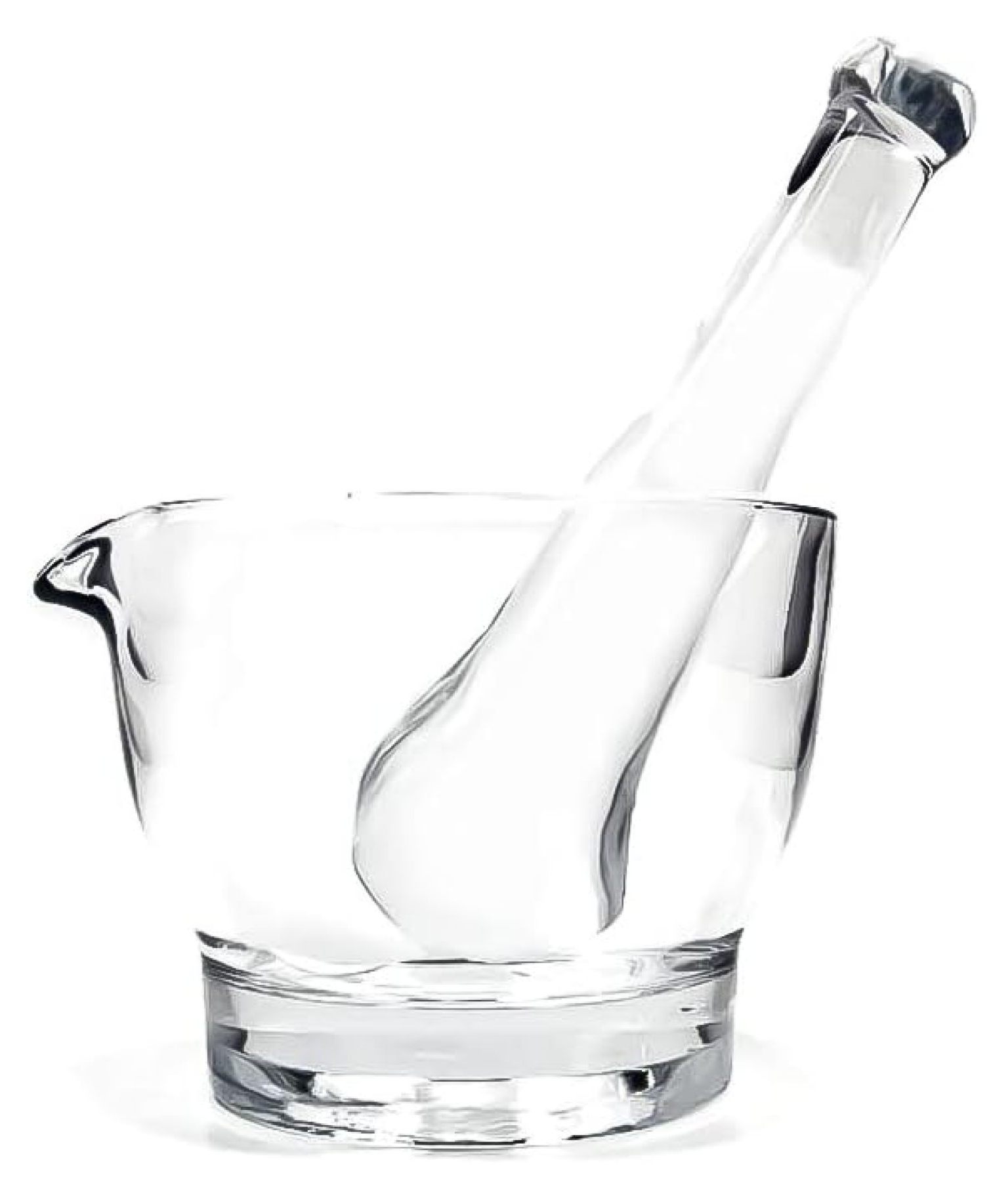 8oz Glass Mortar and Pestle Set by TriGol - Walmart.com