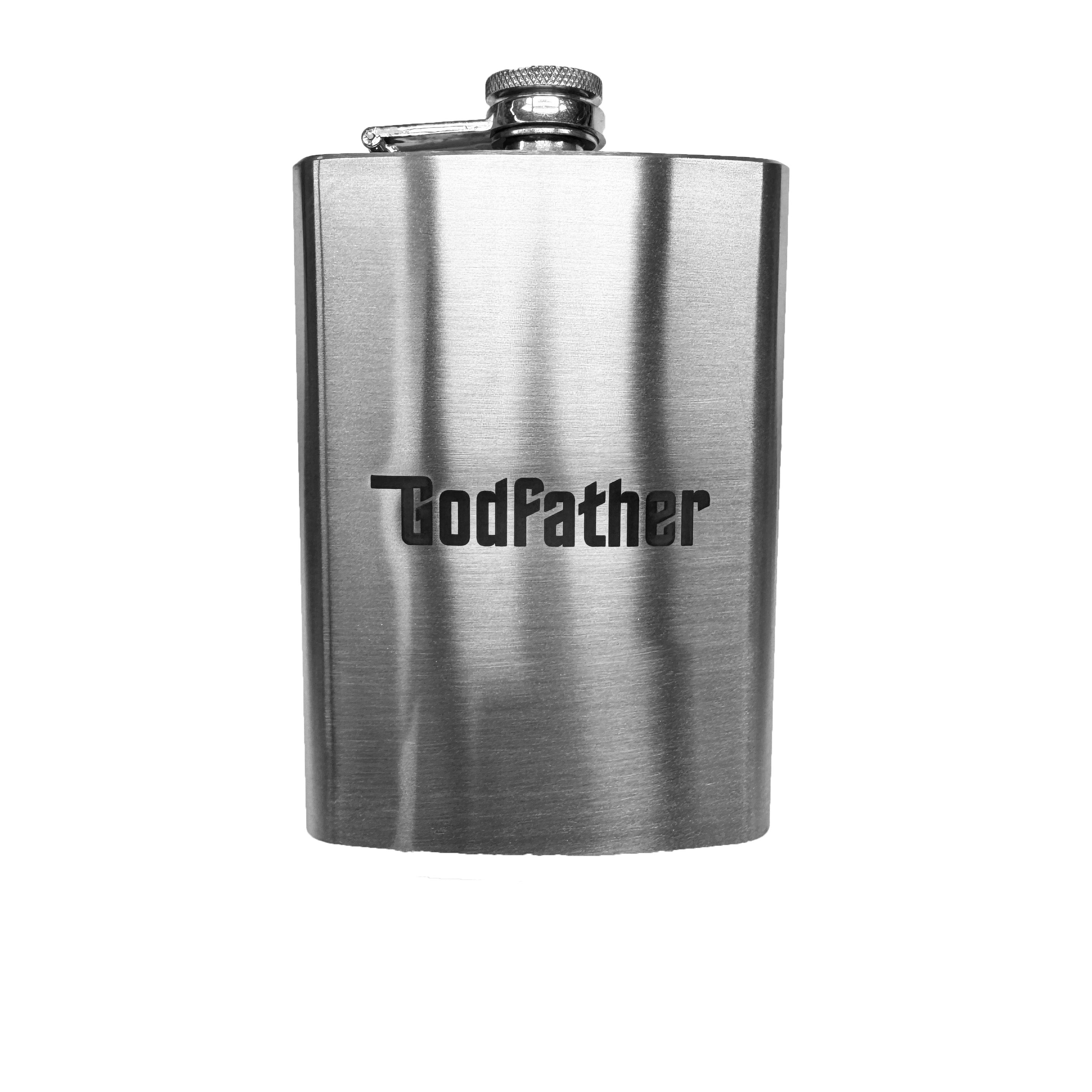 8oz Godfather Flask Stainless Steel - Walmart.com