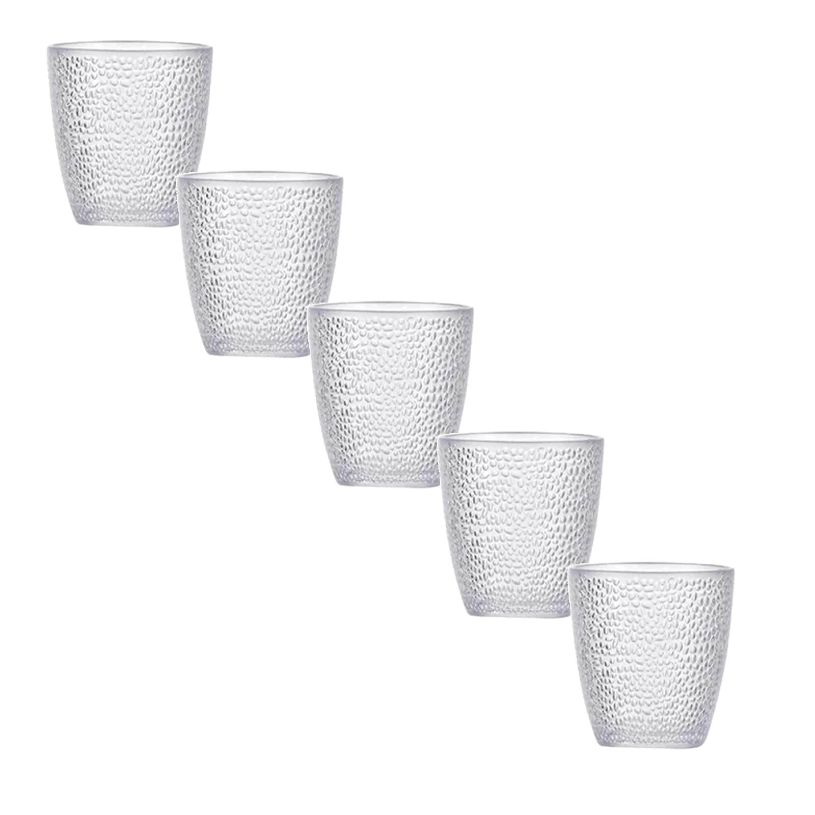 8oz Home HighBall Glasses Set of 5 , Unbreakable Plastic Drinking ...