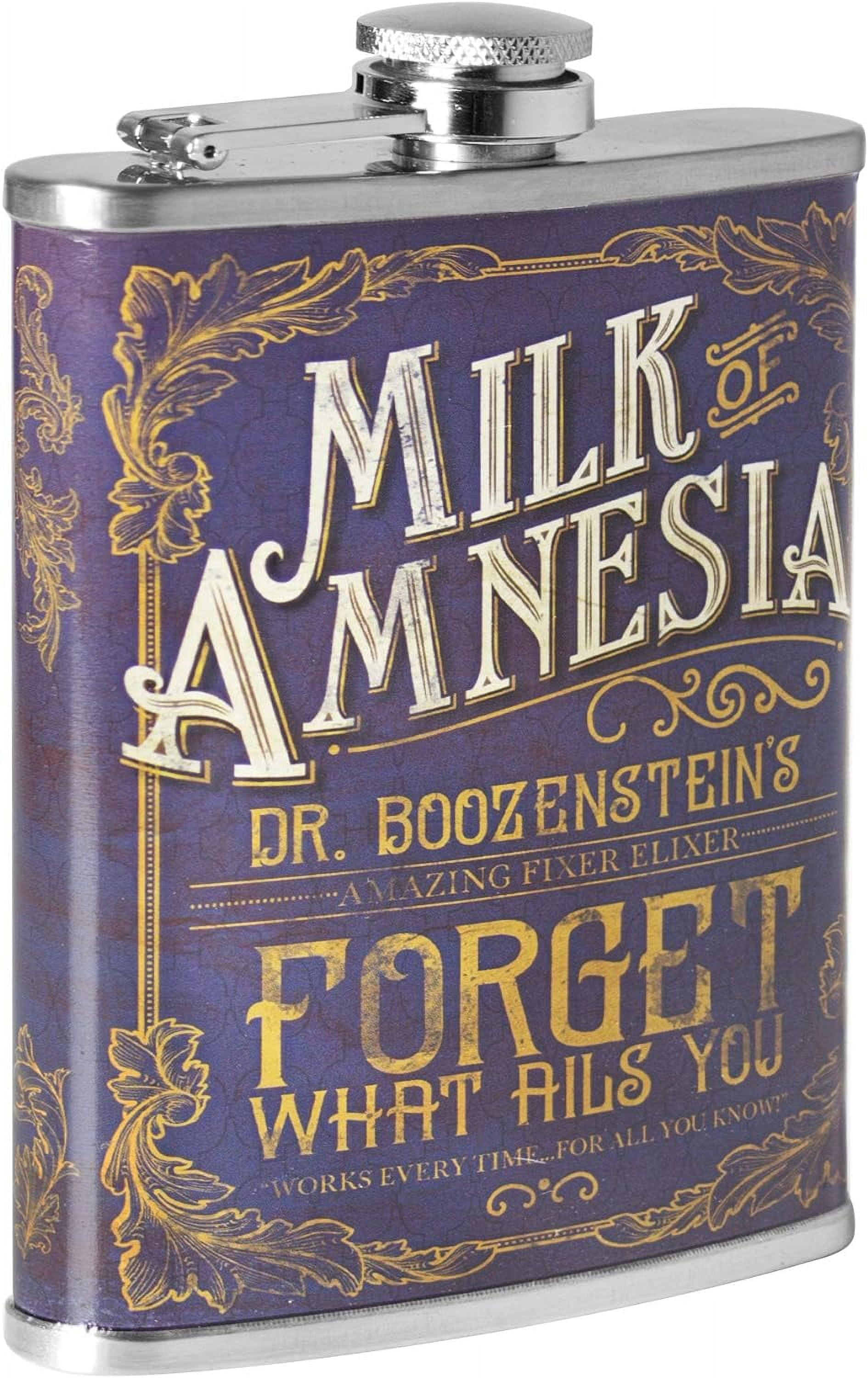 8oz Liquor Flask - Stainless-Steel Leak-Proof Hip Flask for Whiskey ...