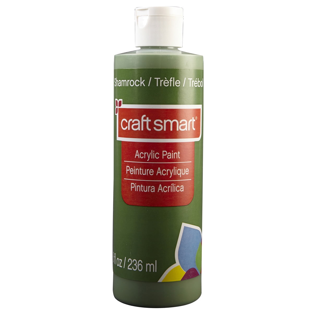 8oz. Shamrock Green Acrylic Paint by Craft Smart - Non-Toxic Paint for ...