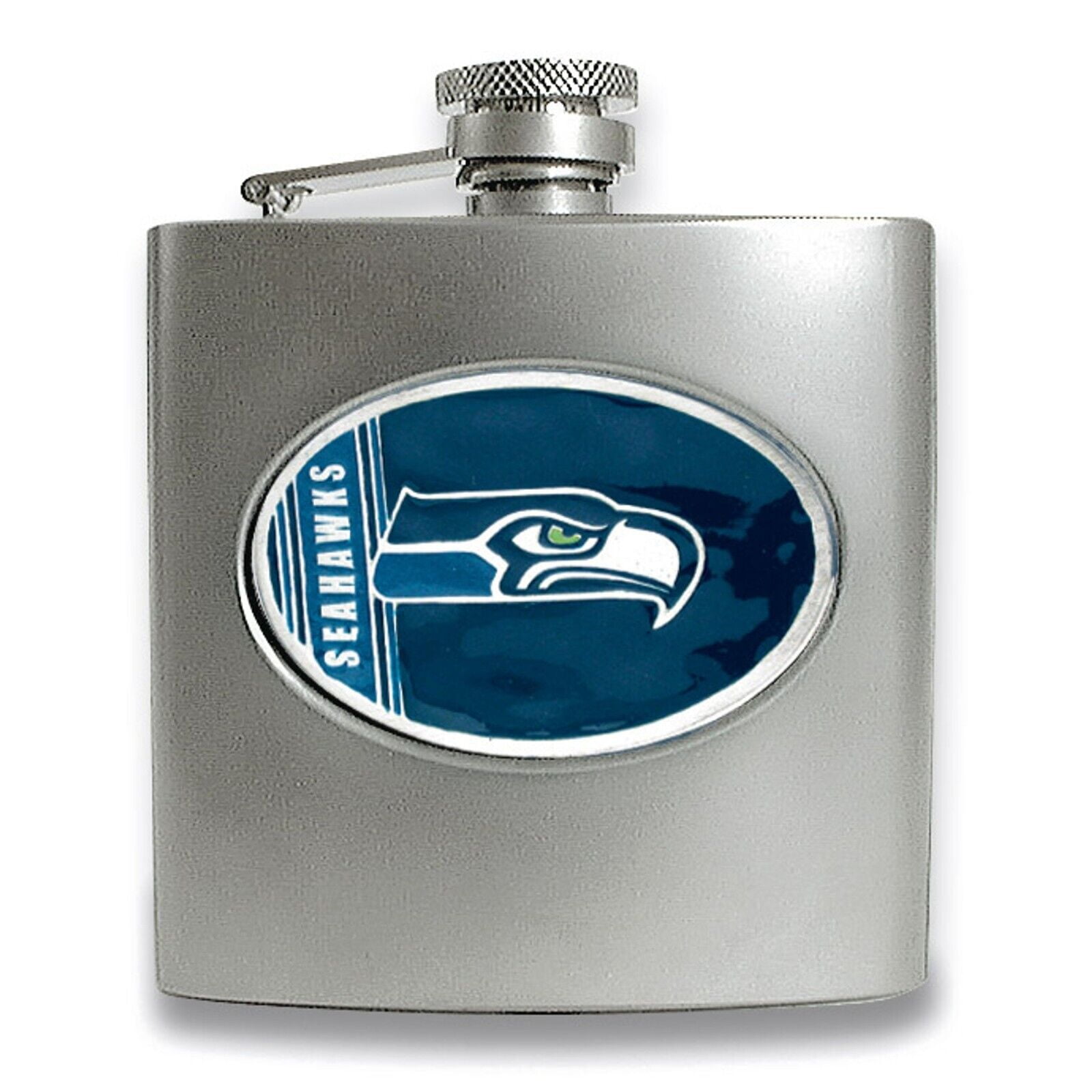 8oz Stainless Steel Flask with Filling Funnel NFL - Walmart.com