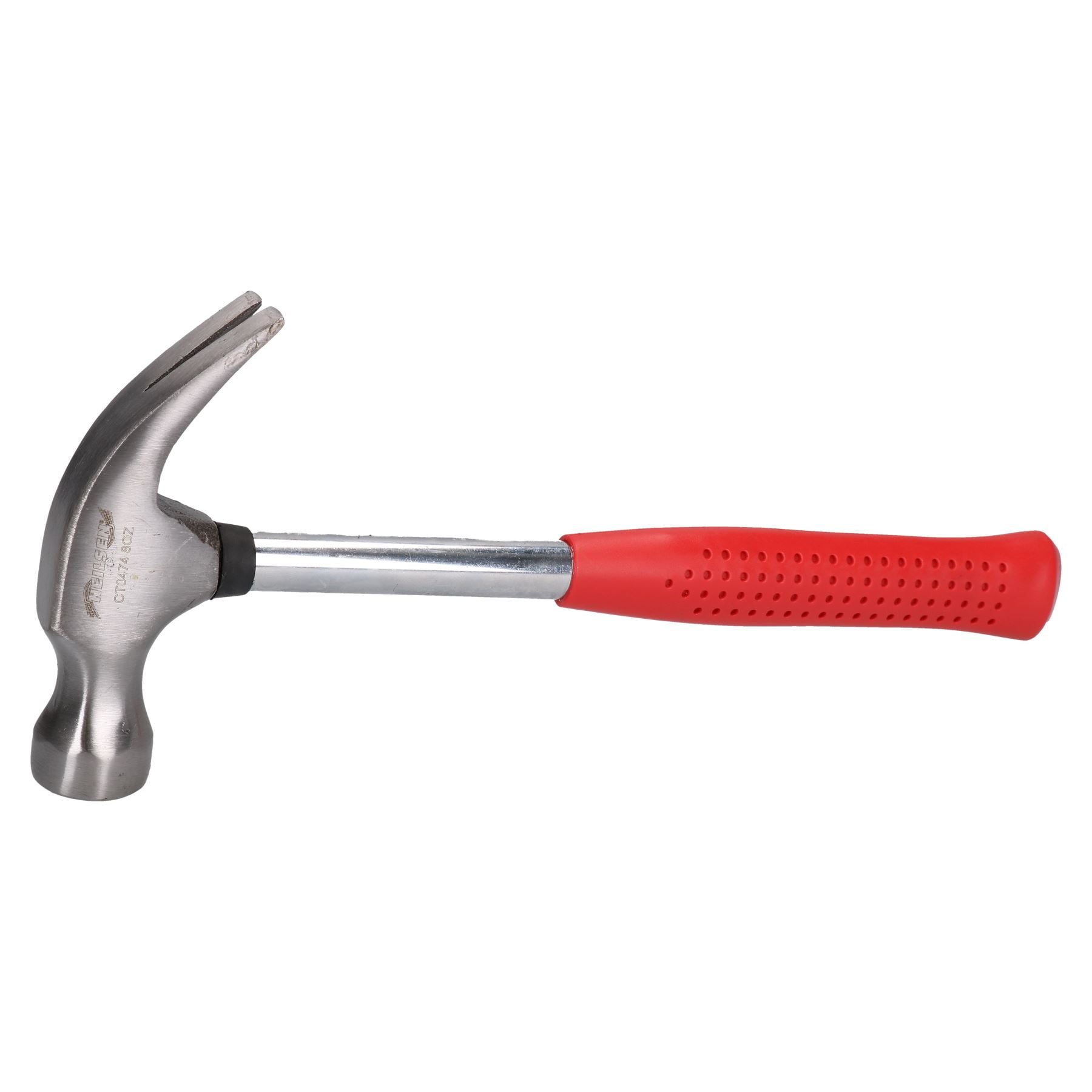 8oz Stubby Claw Hammer Nail Screw Remover Removal Tool Rubber Handle ...