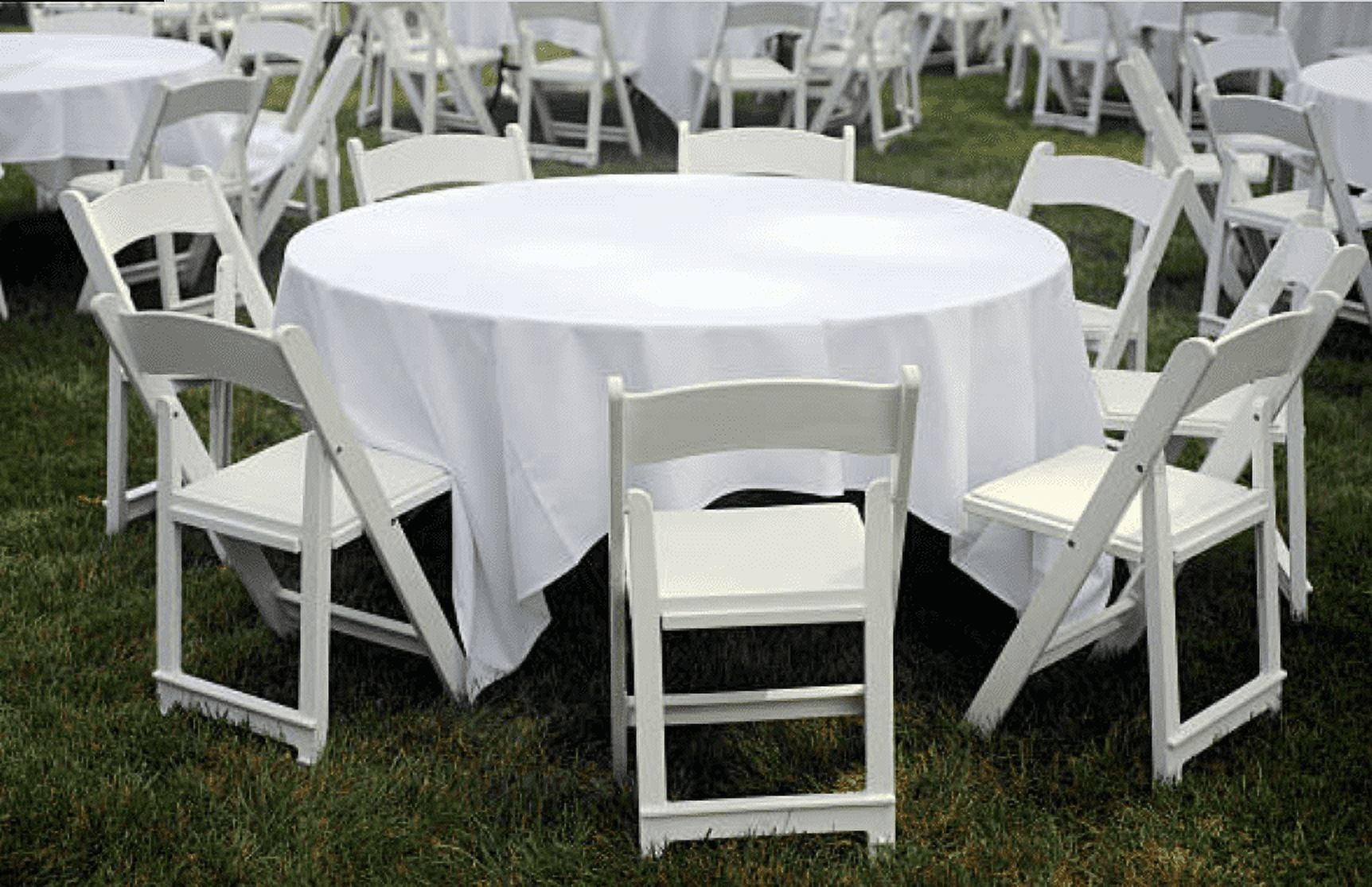 8pack White Foldable Dining Chair, Event Wedding Chairs for Parties ...