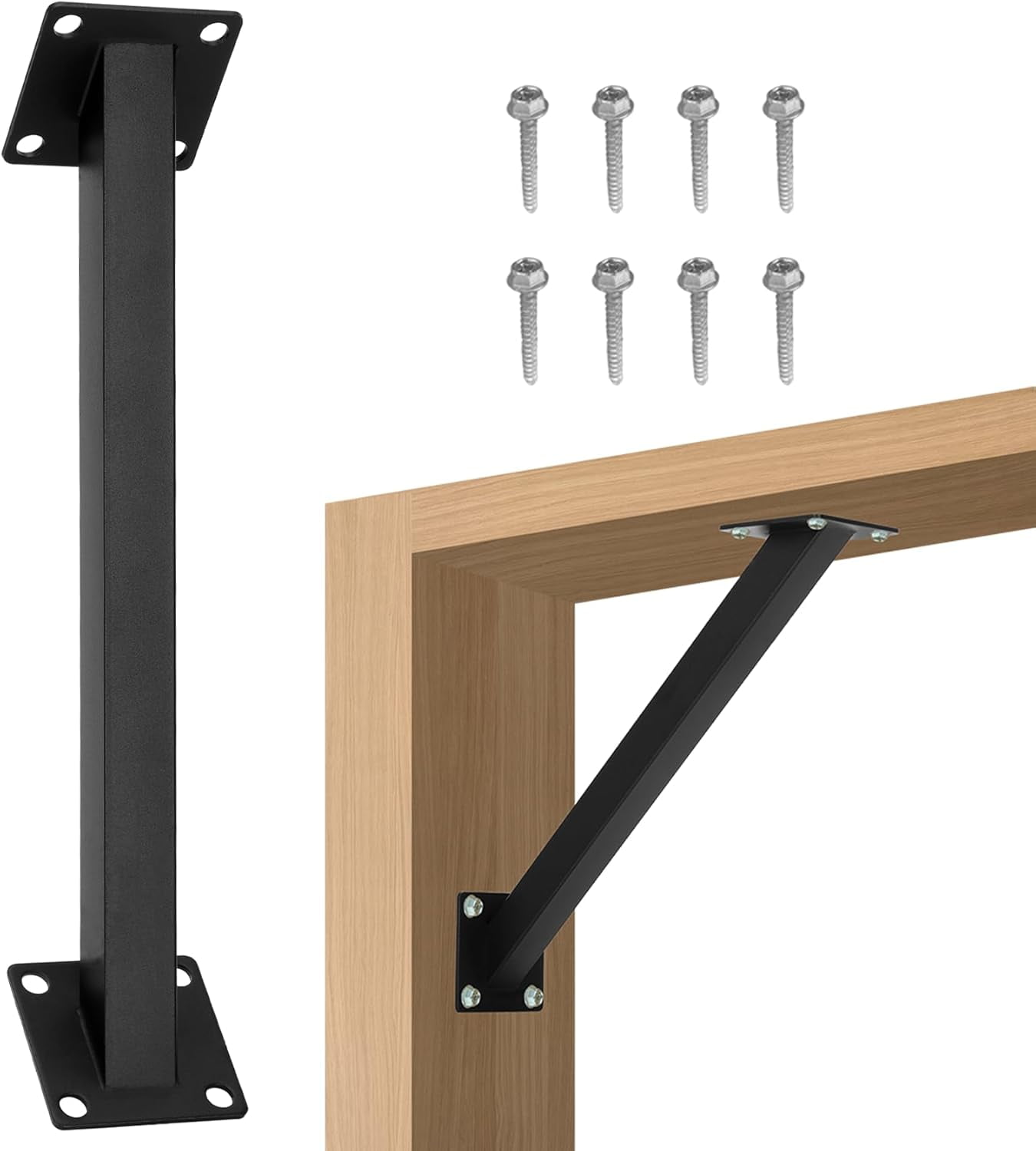 8pc 45 degree angle support bracket, pergola kit heavy duty connector ...