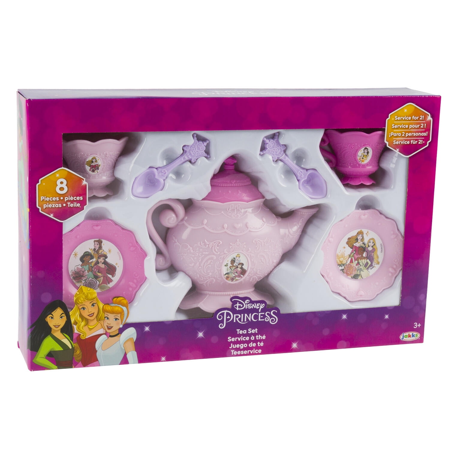 8pc Disney Princess Tea Playset - Walmart.com