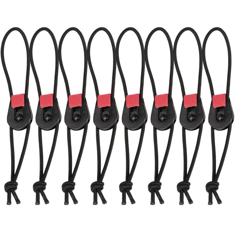 8pc Fishing Pole Ties Quick Rod Tie Straps Fishing Rod Bungee Pole Wrap ...