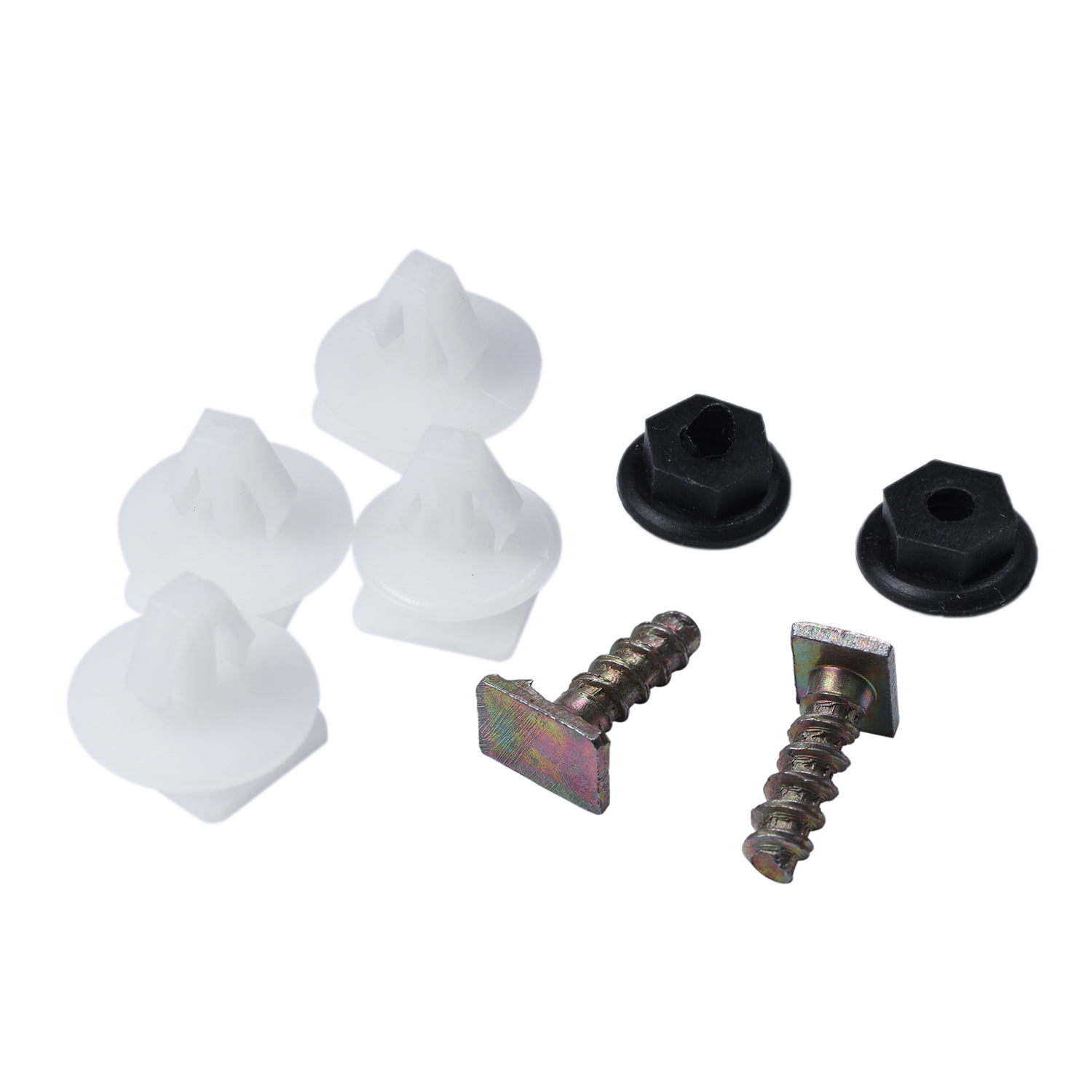 8pc Front Wheel Arch Trim Clips Plastic Metal Screw Nut Set For Corsa C ...