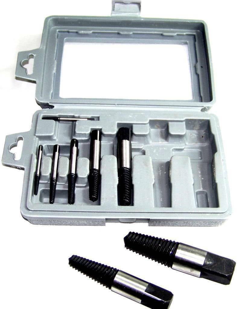 8pc Jumbo Screw Extractor Easy Out Broken Screw EZ-OUT Stud Damaged ...