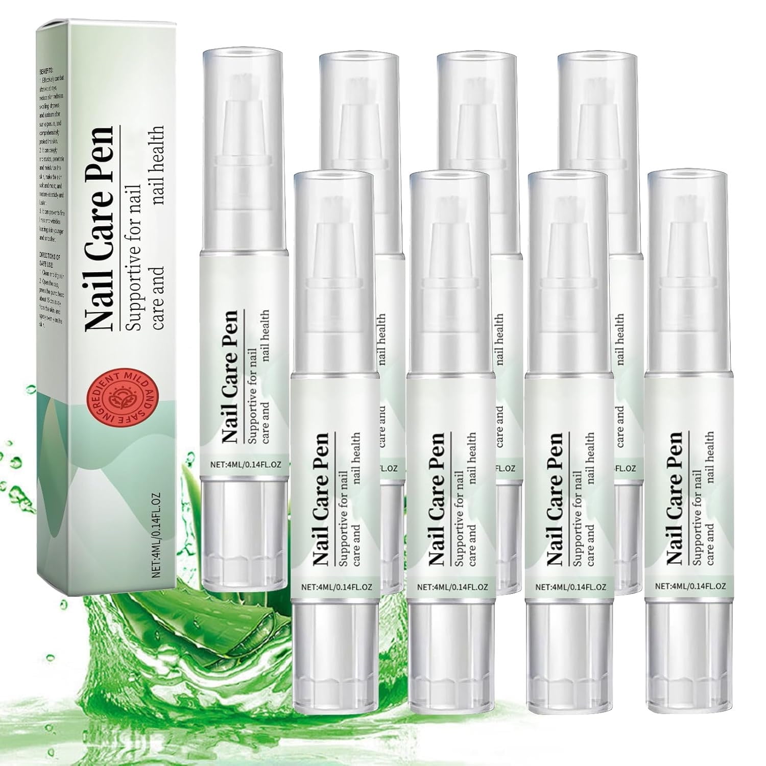 8pc Nail Repair & Strengthening Liquid Pens | 4ml Each | Aloe & Vitamin ...